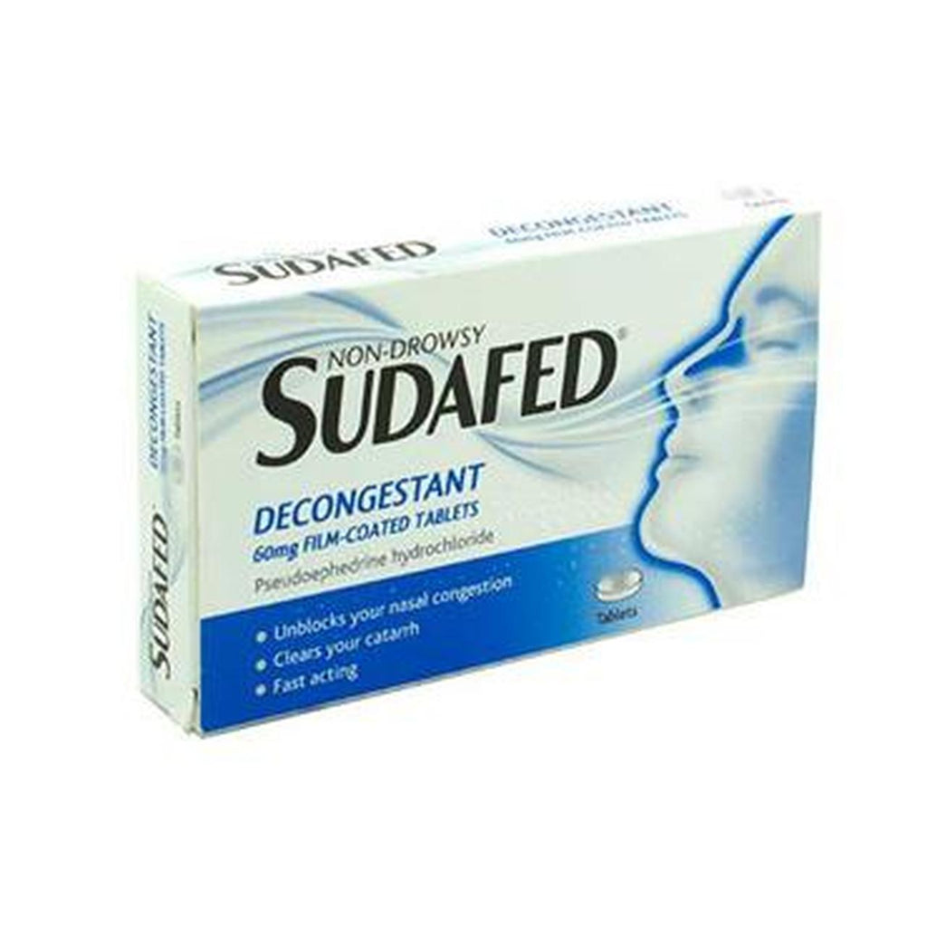 Sudafed Decongestant 60mg Tablets - 12 Pack – Trants Pharmacy